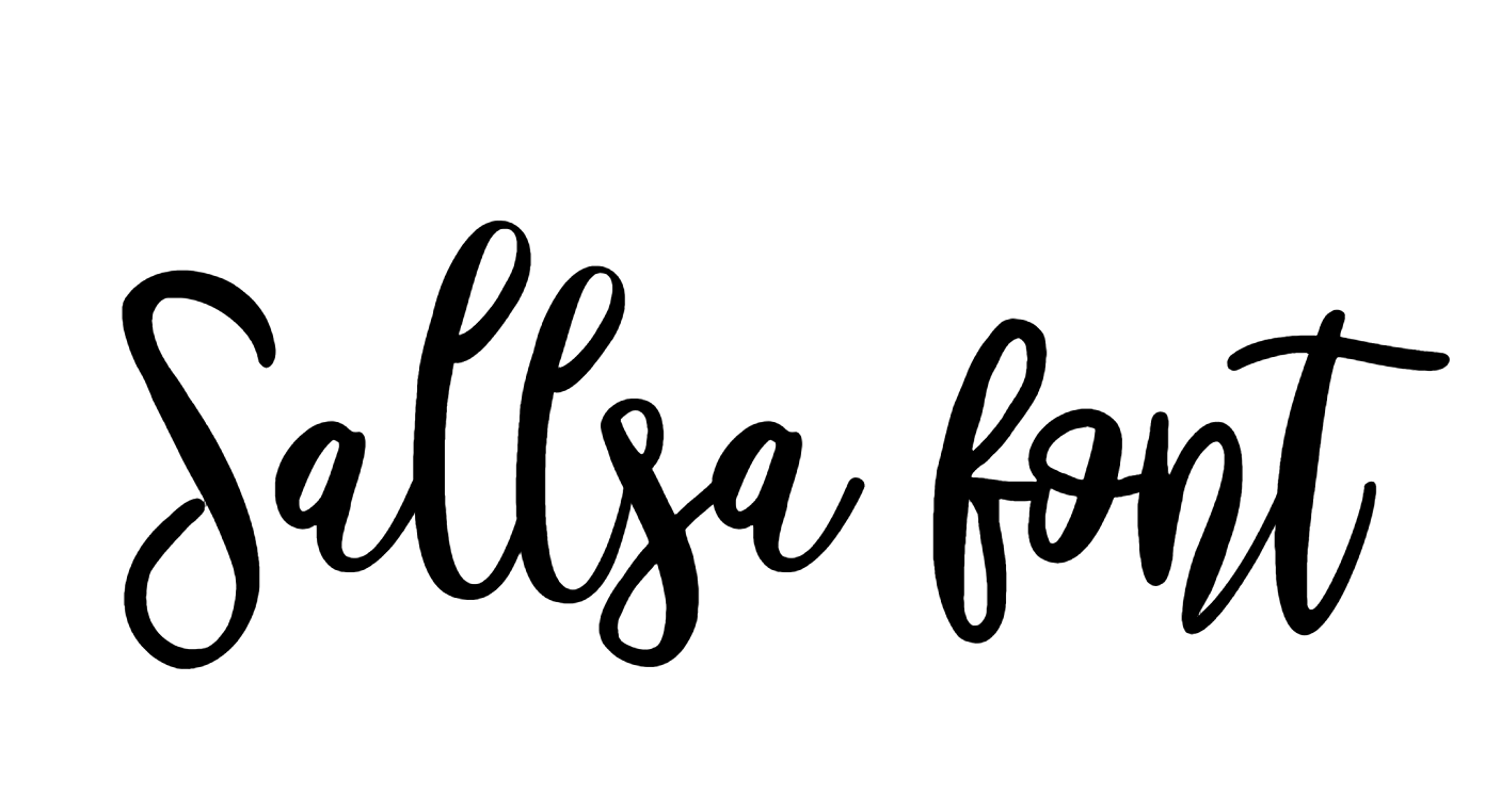 Sallsa font | dafont style