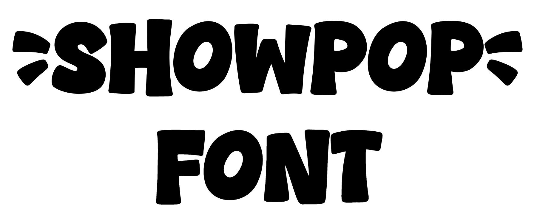 Showpop font | dafont style