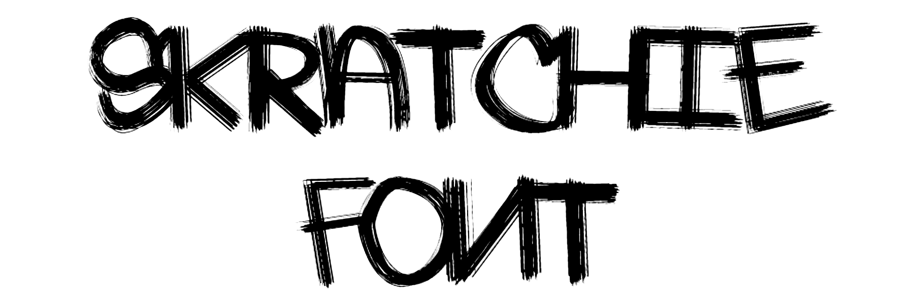Skratchie font
