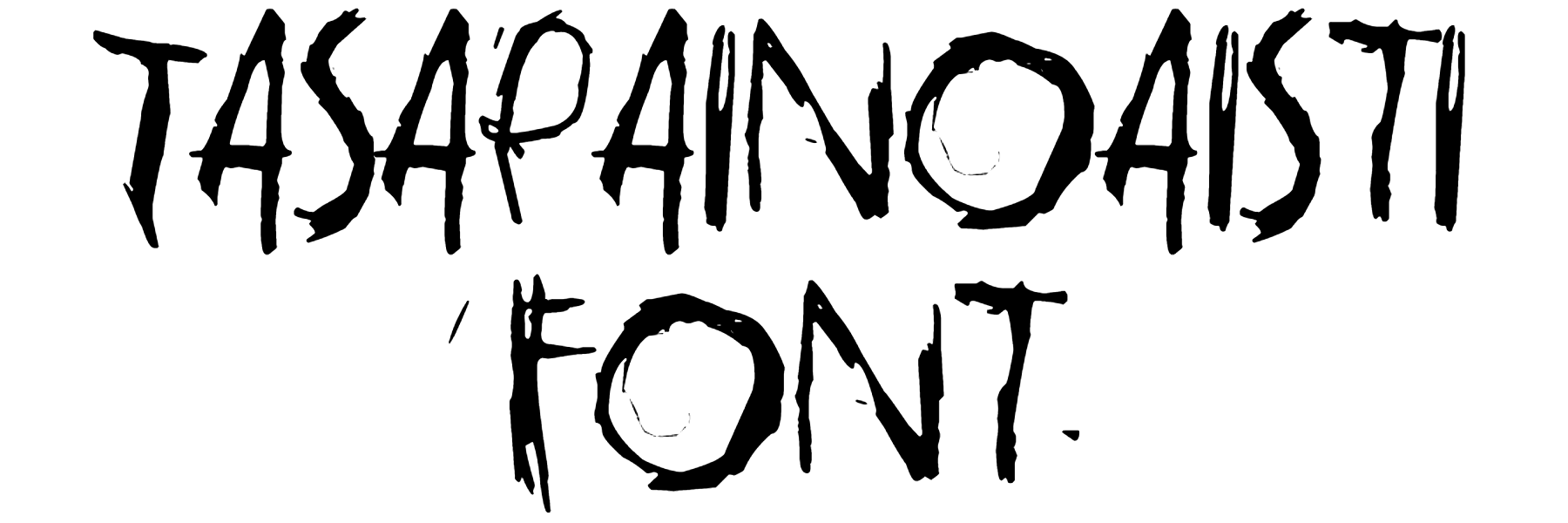 Tasapainoaisti Font - DafontStyle