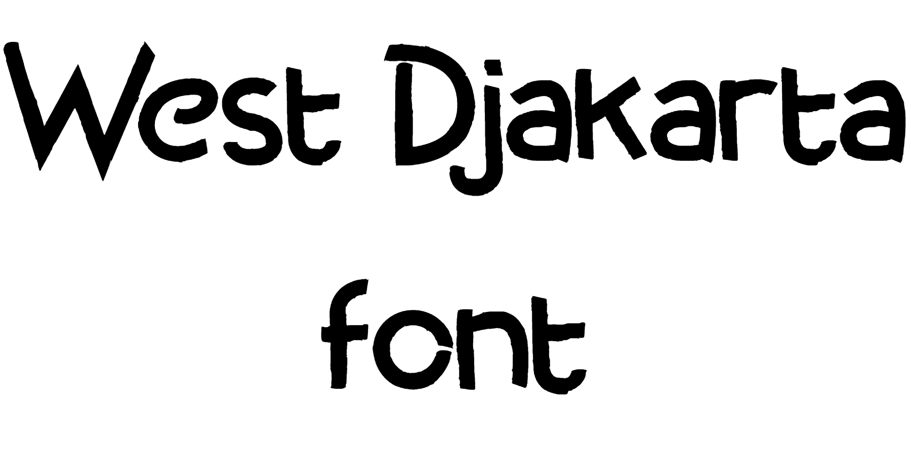 West Djakarta font