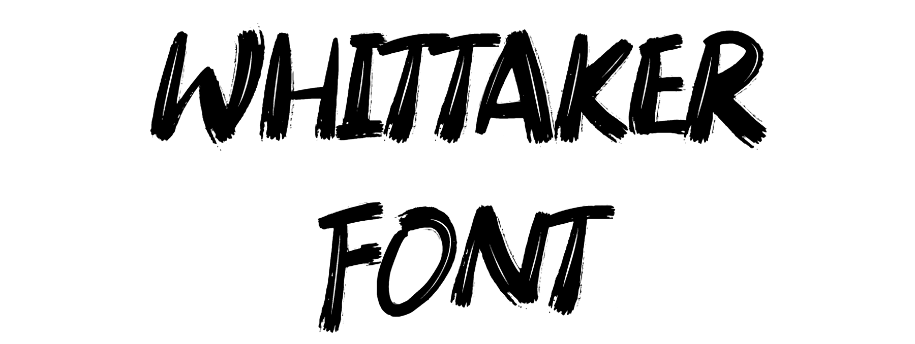 Whittaker font | dafont style